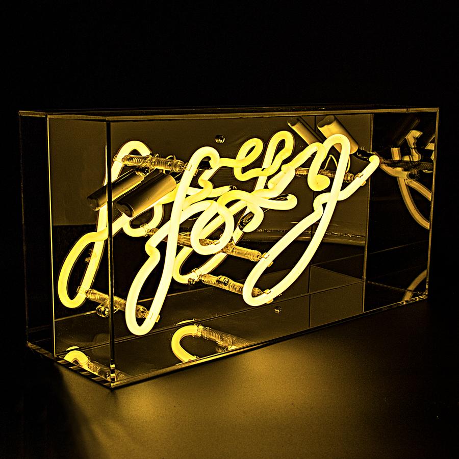 ‘FOXY’ ACRYLIC BOX NEON LIGHT – 151 Statement Living